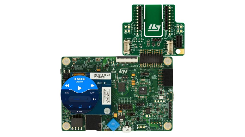 STM32L4R9I-DISCO | ST Discovery-sats STM32-utvecklingskort | Elfa Distrelec Sverige